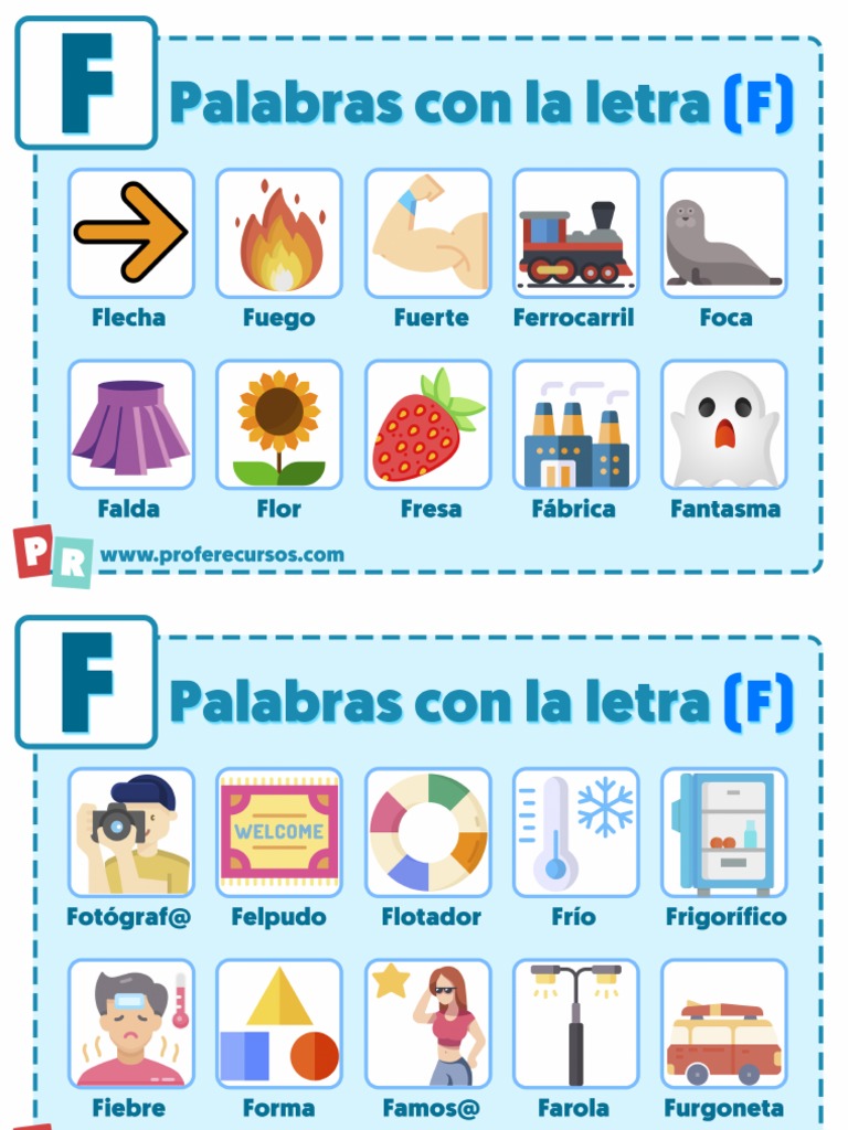 Palabras Con F | PDF