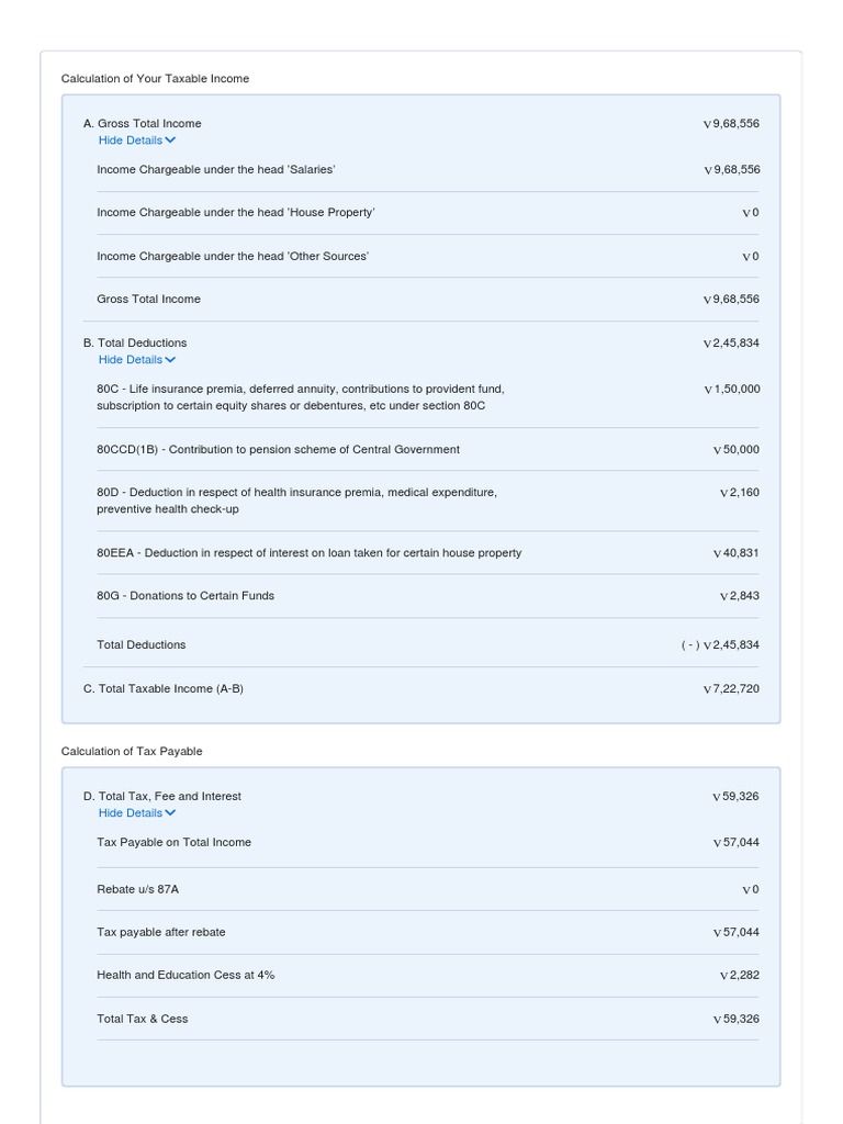Summary | PDF | Taxes | Tax Deduction