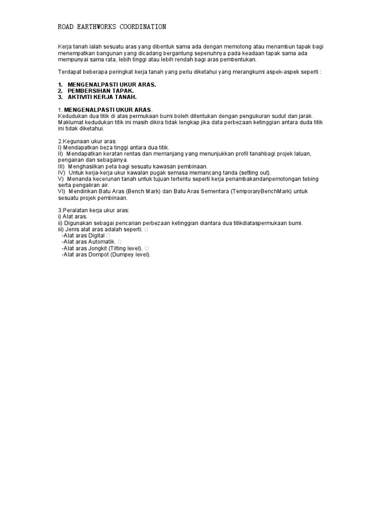 Earthwork | PDF | Teknologi & Rekayasa