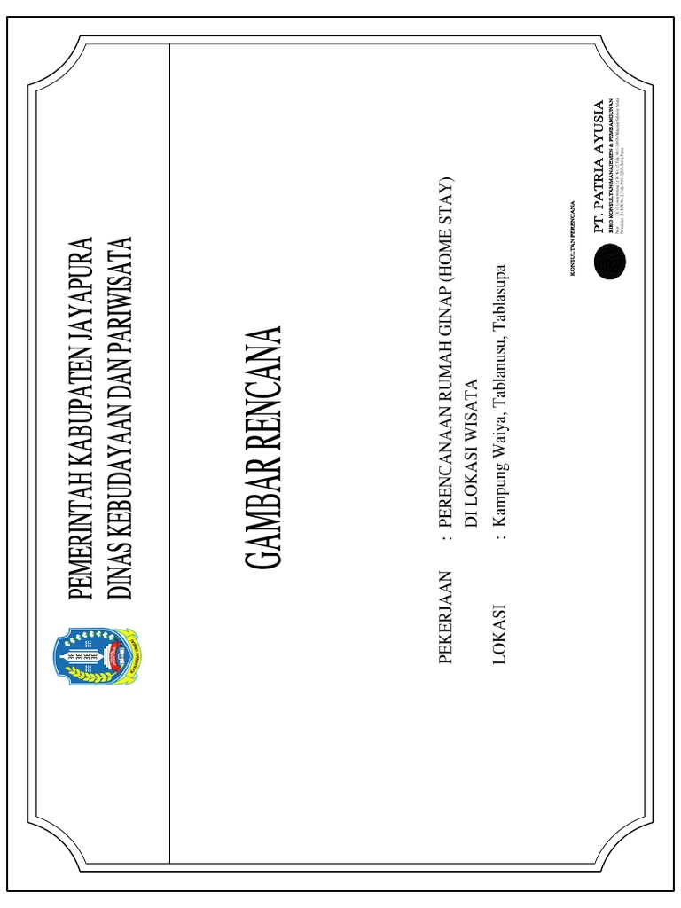 Rumah Kayu Laut Type 36 | PDF