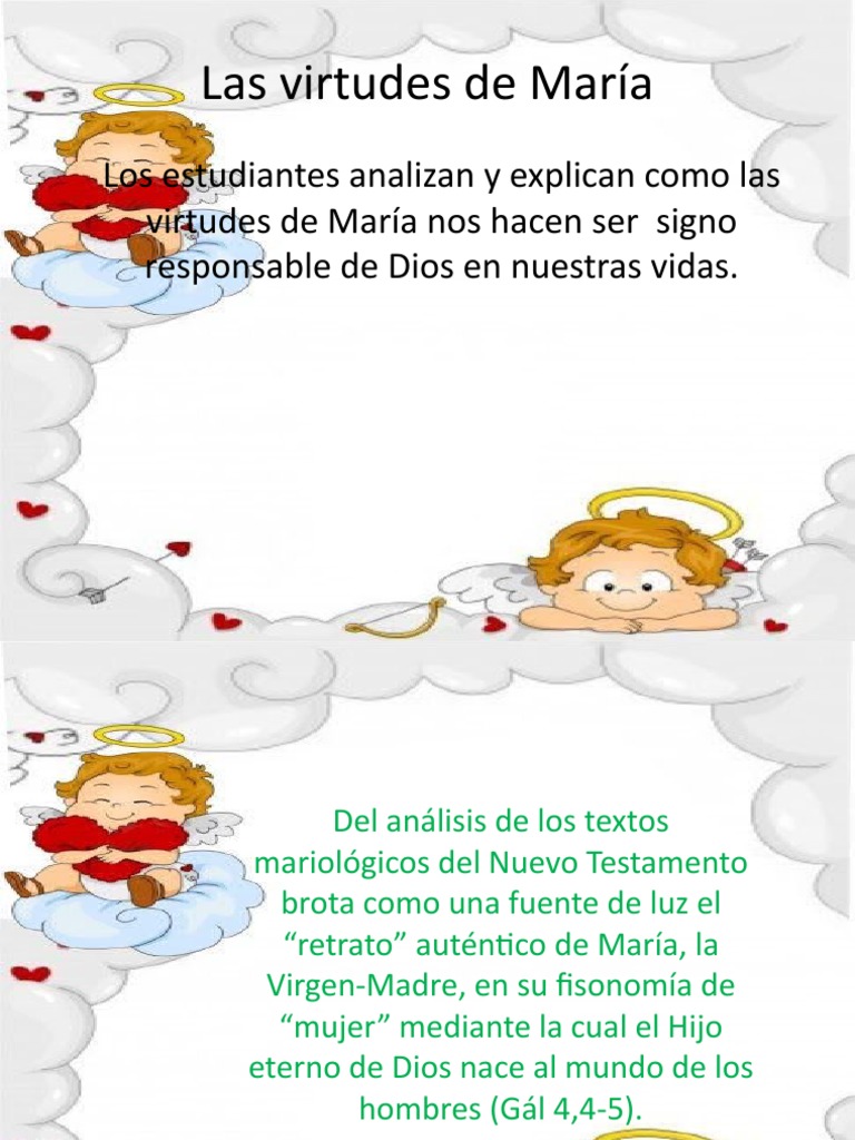 Las Virtudes de Maria | PDF | María, madre de Jesús | Amor