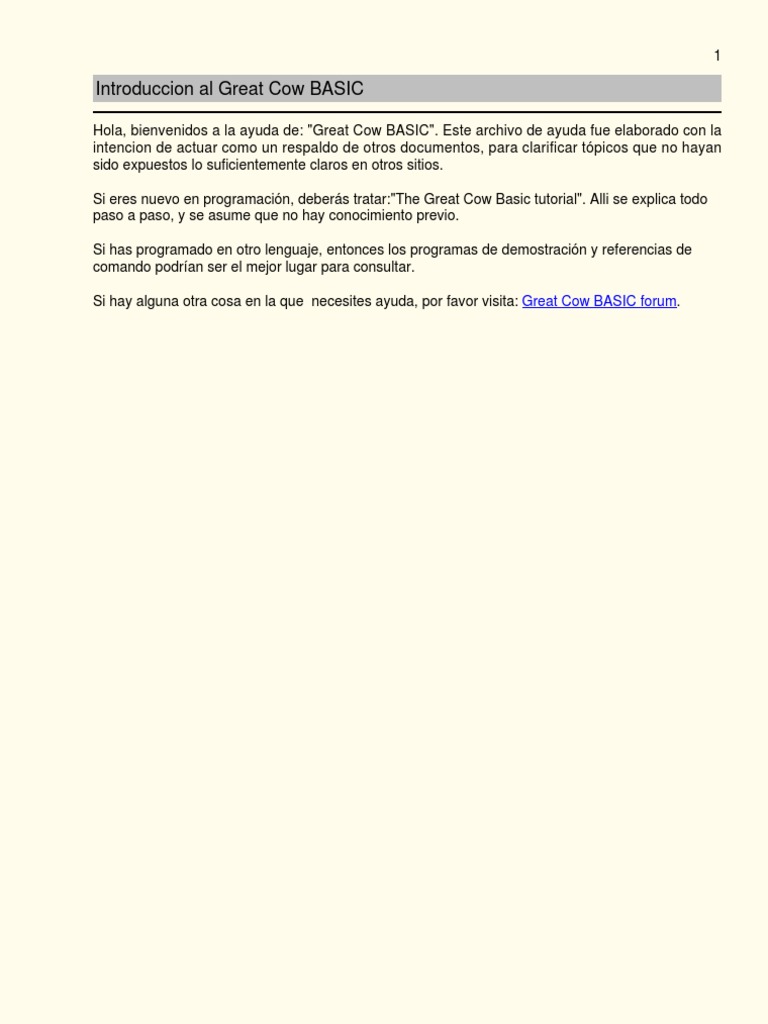 GcBasic Manual | PDF | Estructura de datos de matriz | Poco