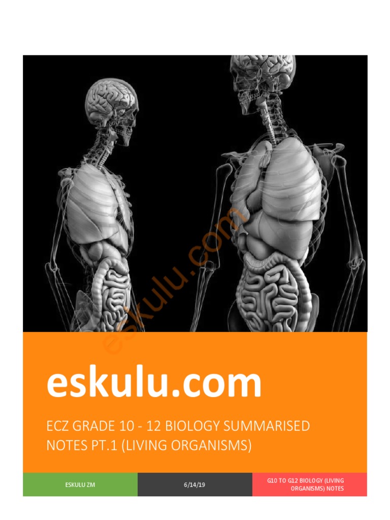 Biology Notes for Grades 10-12 PDF | PDF | Cell (Biology) | Osmosis