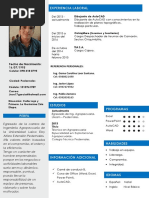 Curriculum Vitae CV | PDF