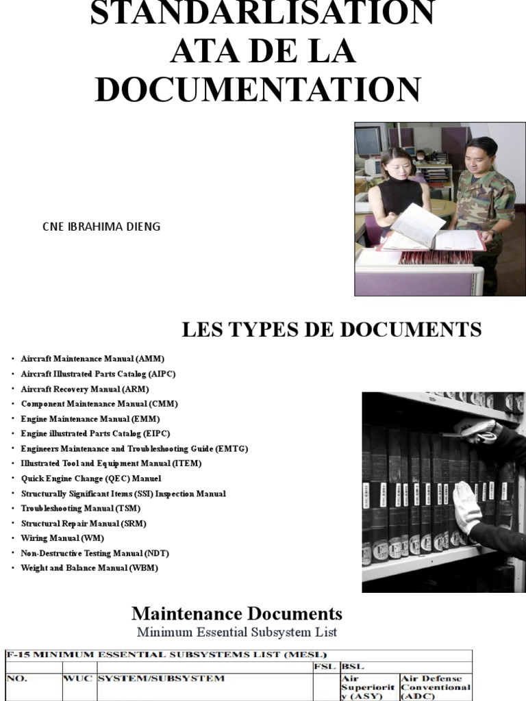 Normes ATA en Documentation Aéronautique | PDF | Boeing | Aviation