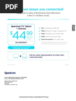 Spectrum Bill | PDF | Fee | Cheque