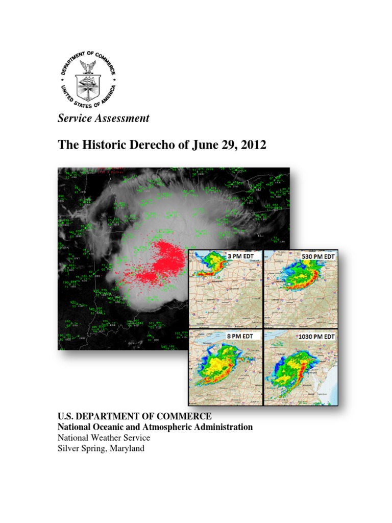 Derecho 2012 | PDF | National Weather Service | Weather Forecasting