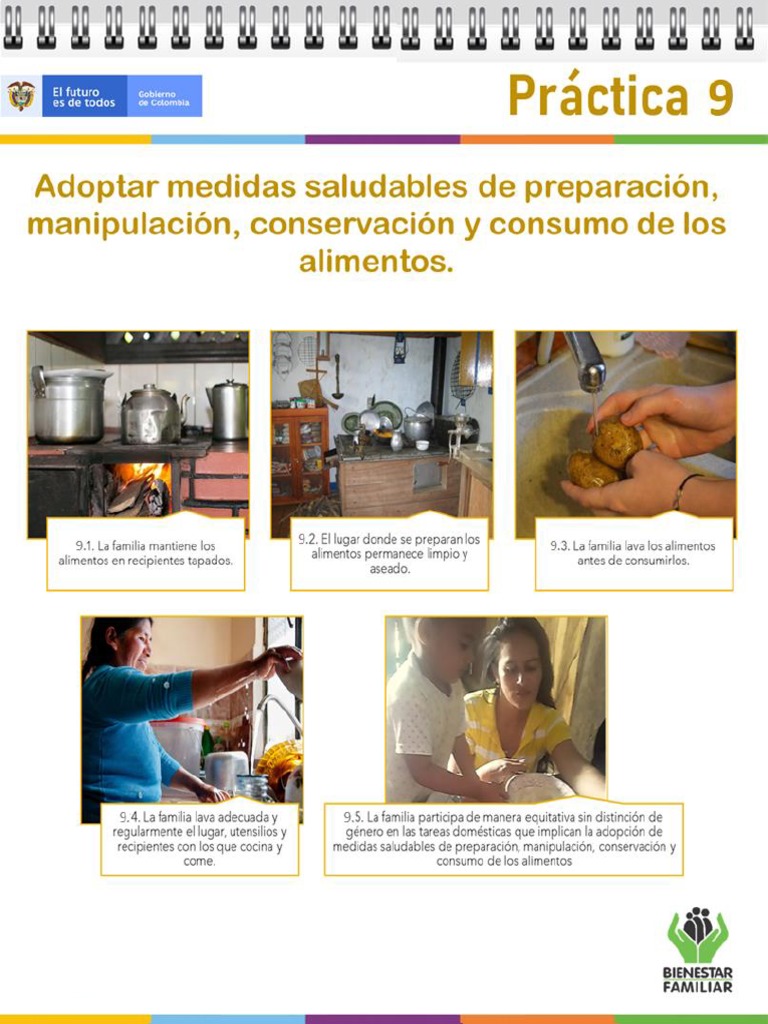 9 - FICHA PRÁCTICA NUEVE - Adoptar Medidas Saludables de Preparación, Manipulación, Conservación ...