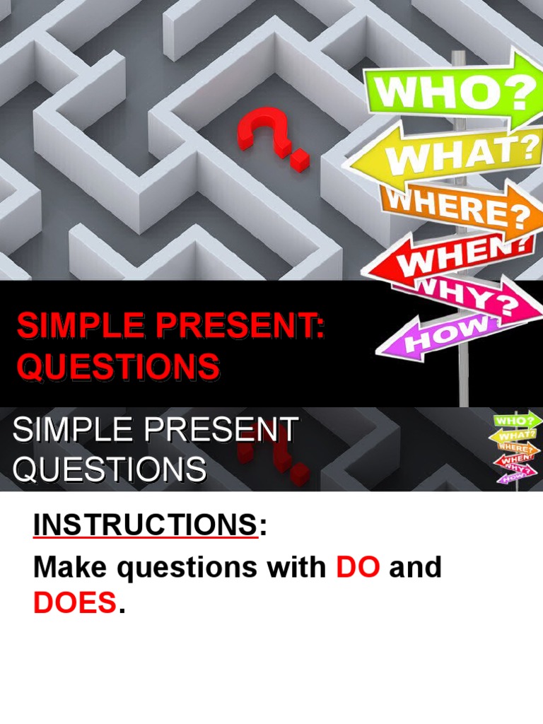 The Simple Present Yes/No Questions | PDF