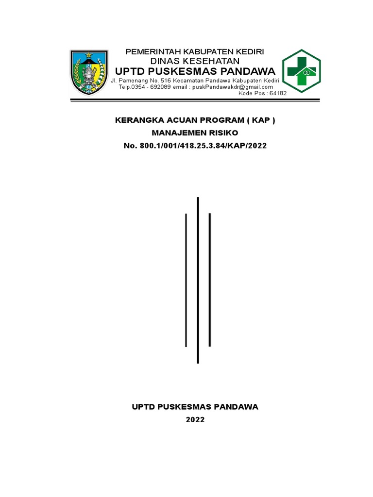 Contoh KAP MANAJEMEN RISIKO - 2022 | PDF
