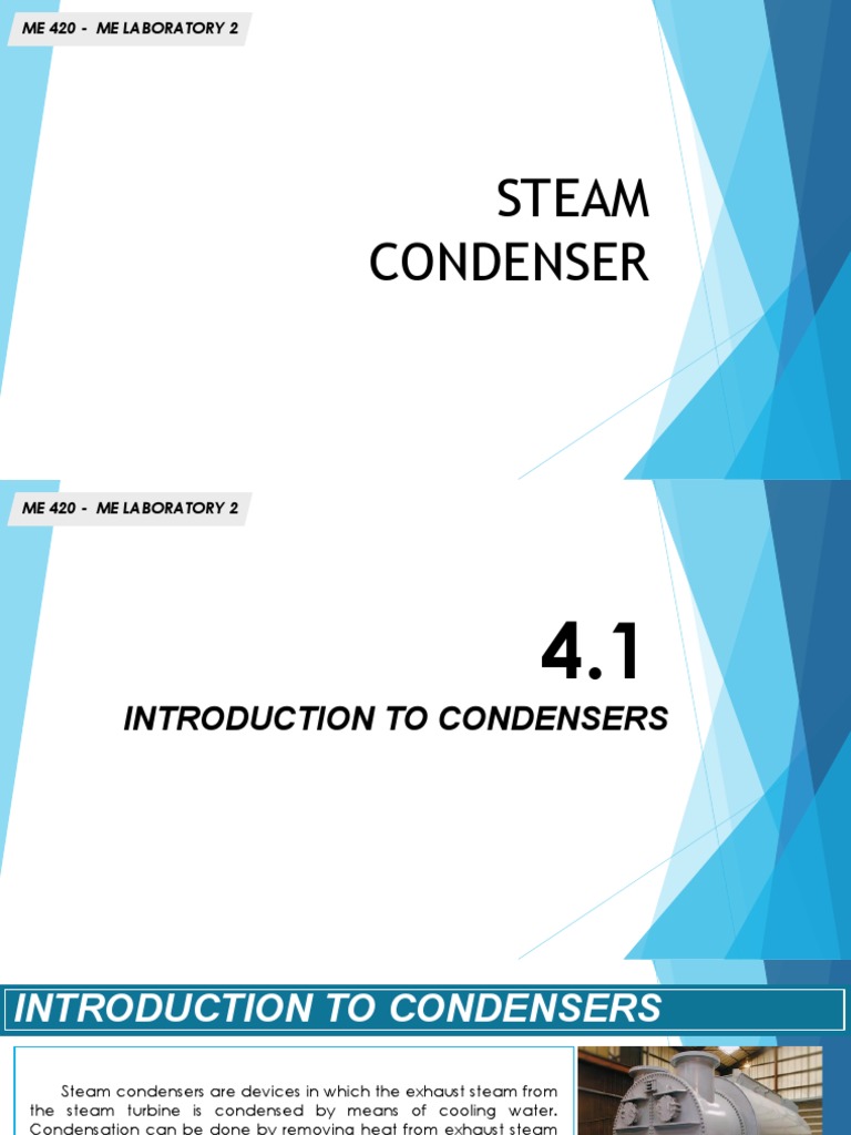 Overview of Steam Condensers in Power Plants | PDF | Heat Exchanger ...