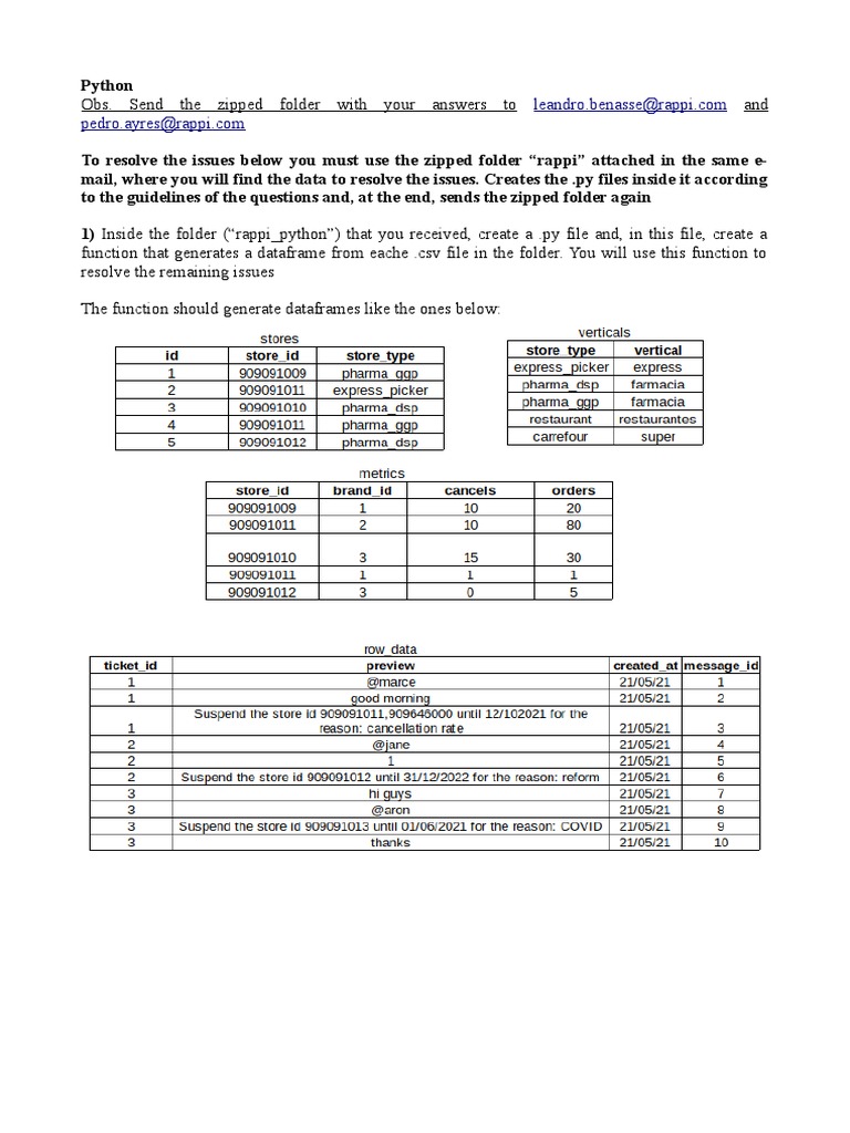 Python Exam | PDF