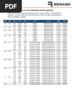Tabla Medidas y Espesores Tuberia Api 5L A 106 A 53 | PDF