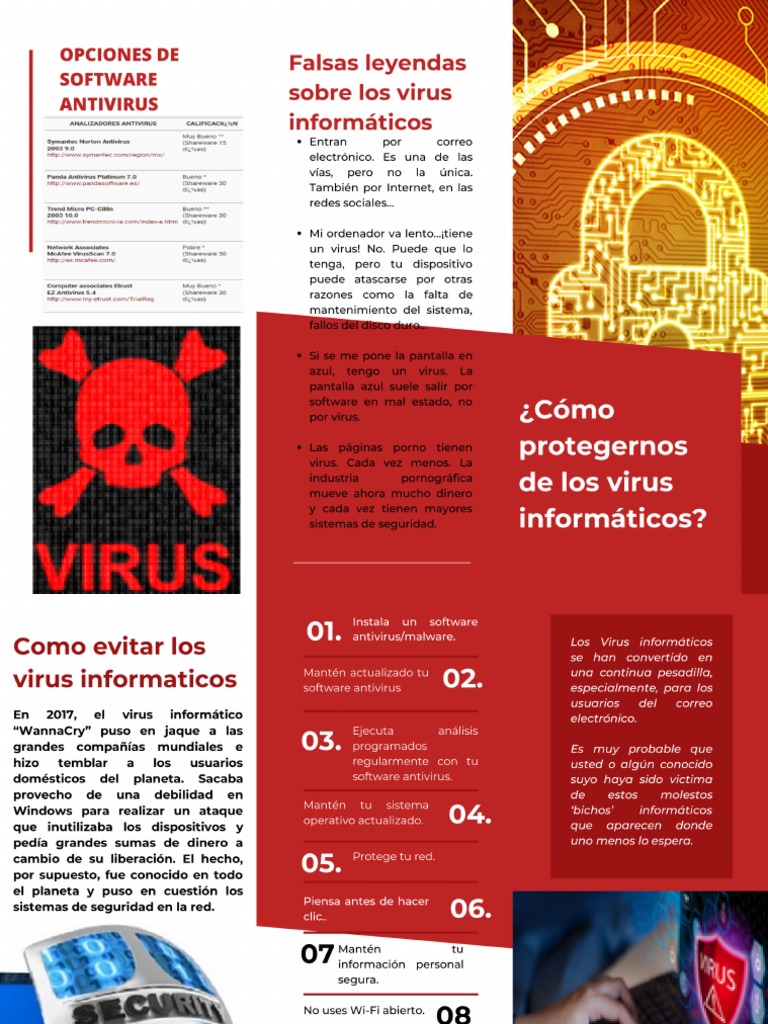 Folleto Virus Informatico | PDF