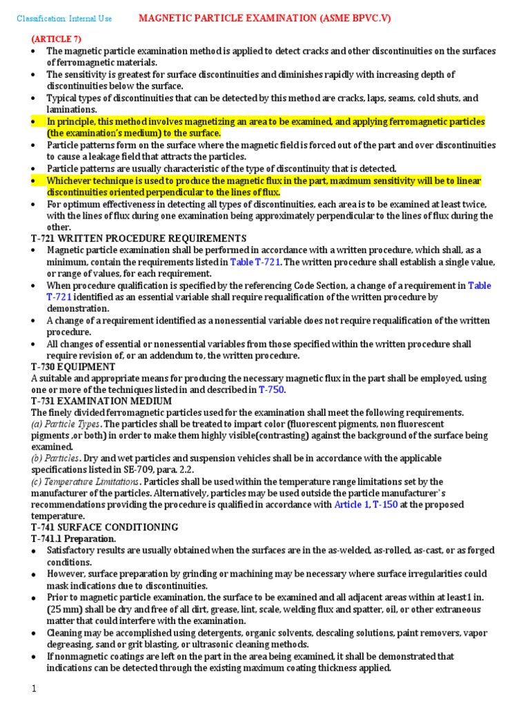 V+ 4.magnetic Particle Examination | PDF | Ultraviolet | Light