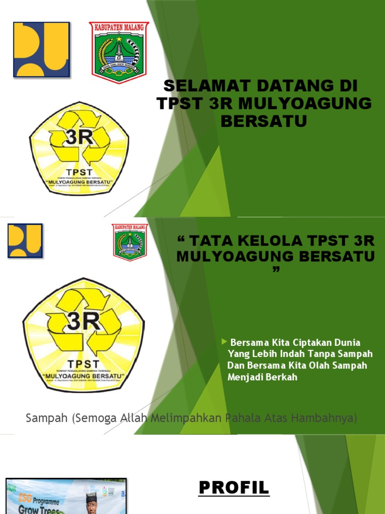 Tata Kelola TPST 3R Mulyoagung Bersatu | PDF
