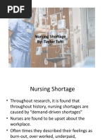 AACN. Nursing Shortage Fact Sheet | PDF | Nursing | Hospital