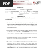 FIELD STUDY 1-ep12-ACT 12.1 | PDF | Educational Assessment | Teachers