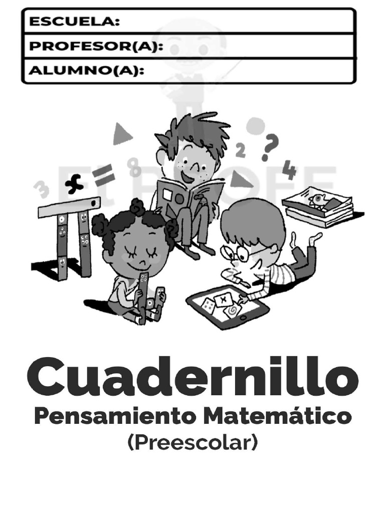 Cuadernillo Pensamiento Matemático Preescolar Pdf