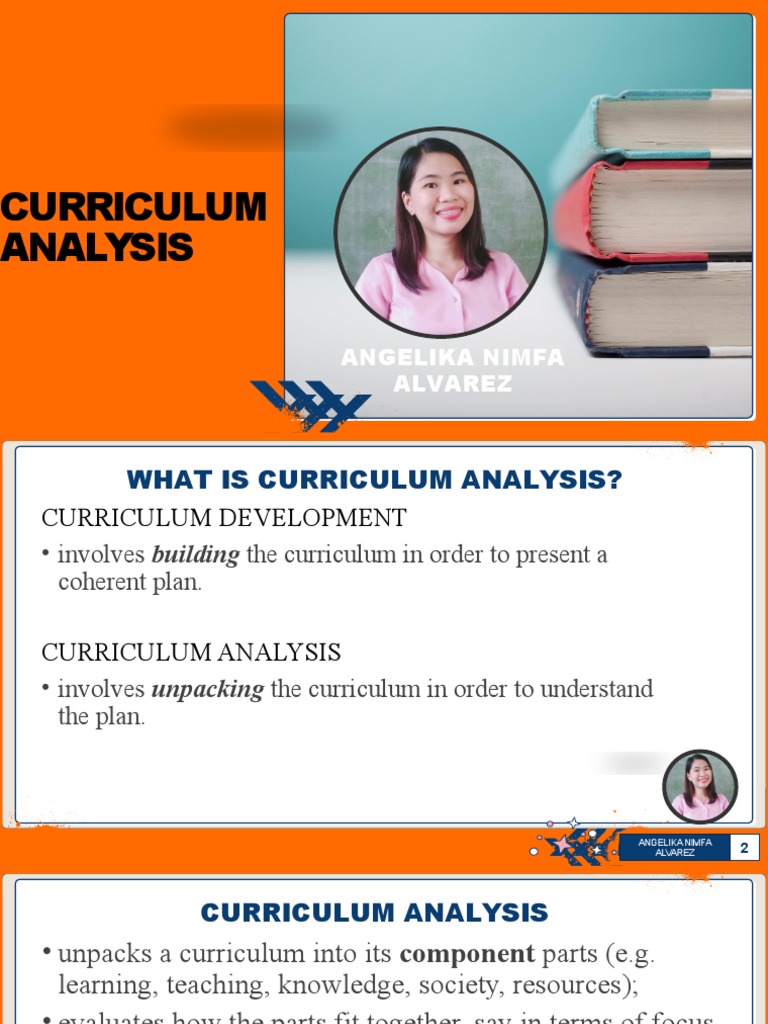 Curriculum Analysis: Angelika Nimfa Alvarez | PDF | Educational ...