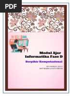 Modul Ajar - Tik - Pemrograman Scratch | PDF