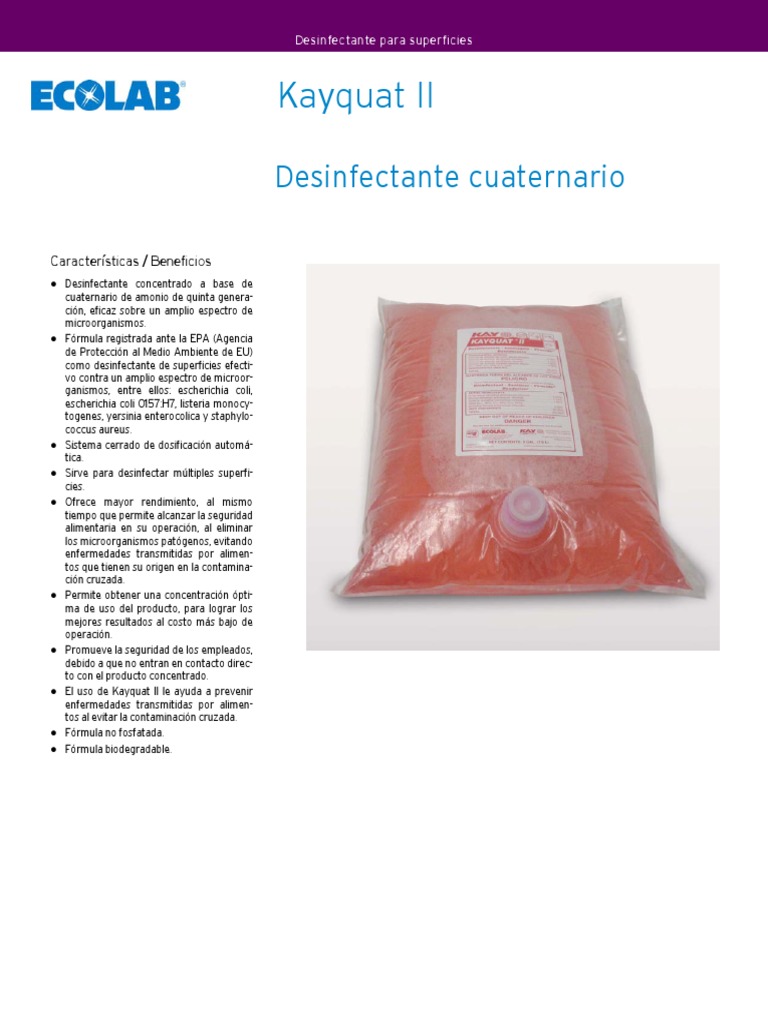 Kay Quat II HT | PDF | Agua | Química