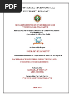 Python INTERSHIP REPORT | PDF | Python (Programming Language) | Control ...