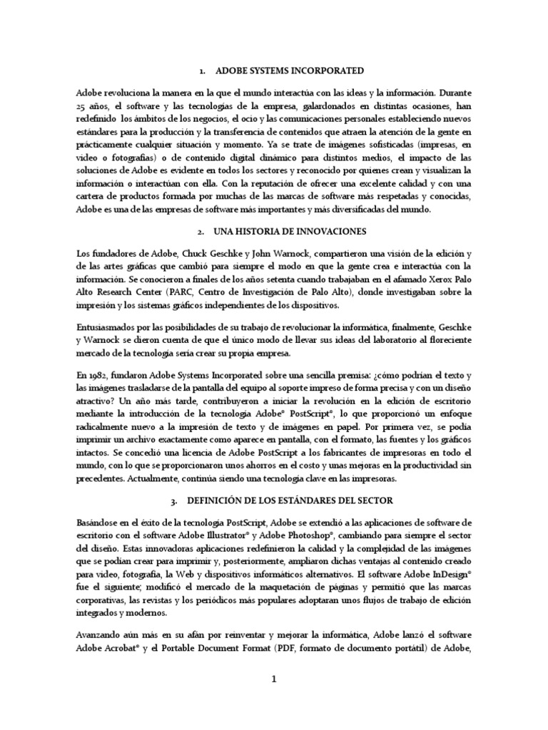 Adobe Systems Incorporated | PDF | Software | Informática