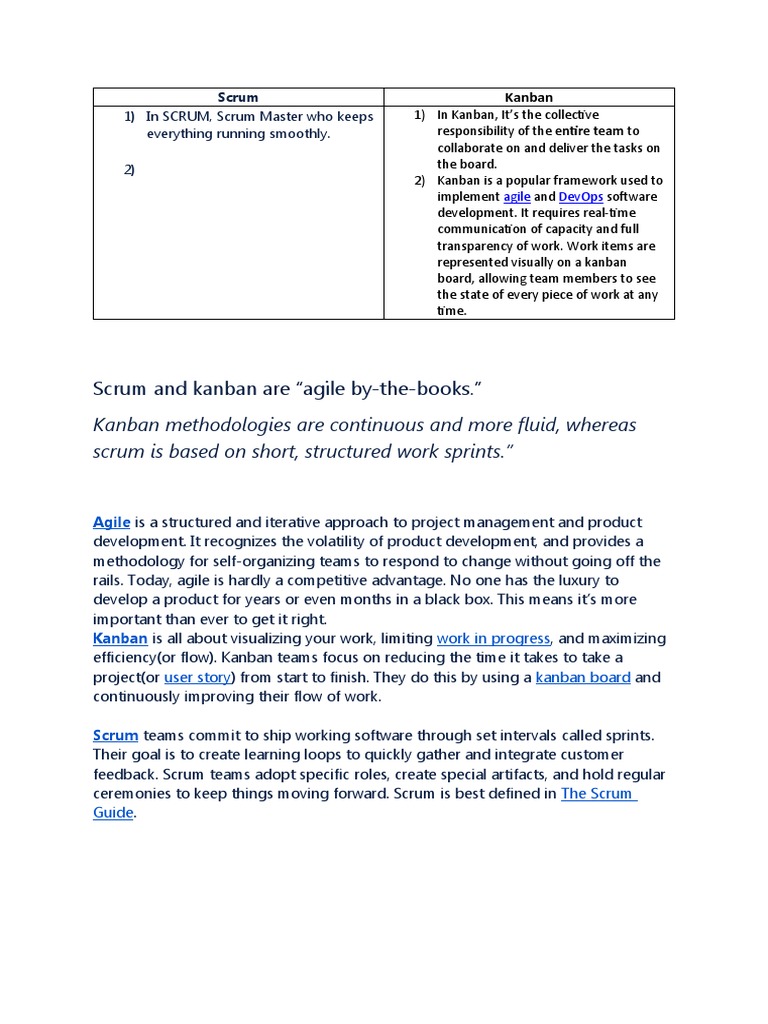 Scrum and Kanban Are "Agile By-The-Books." | Download Free PDF | Representational State Transfer ...