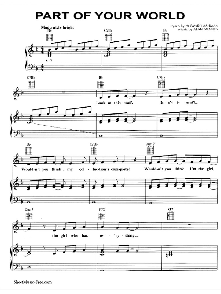 Part of Your World | PDF