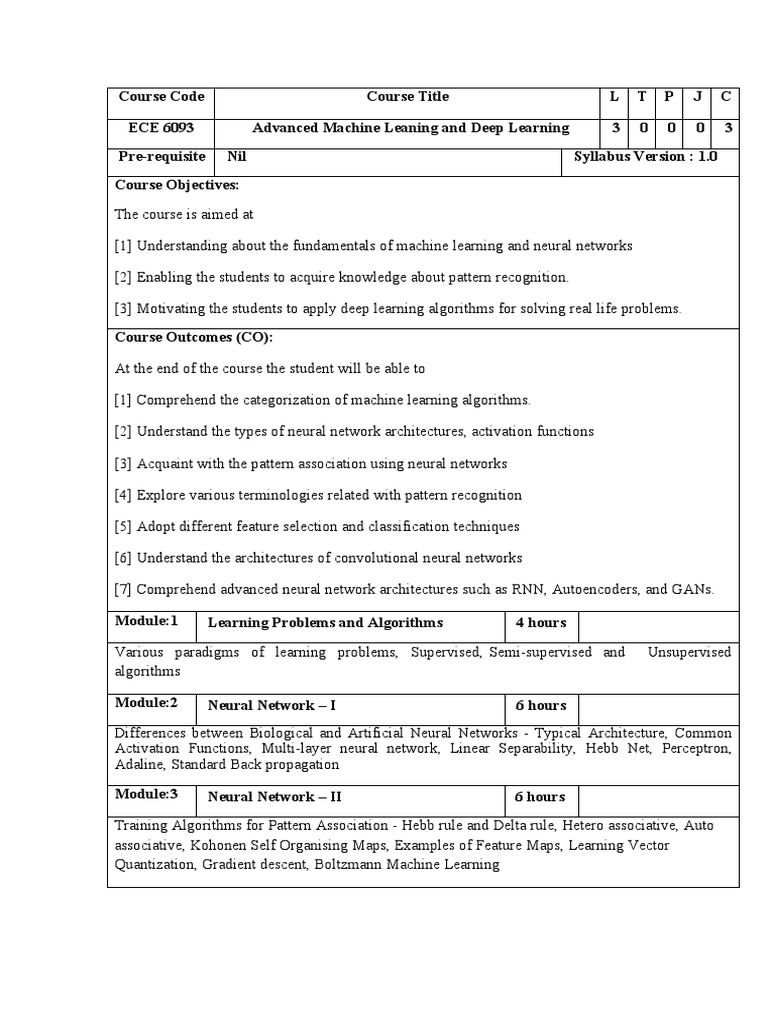 Machine Learning Deep Learning | PDF | Artificial Neural Network ...