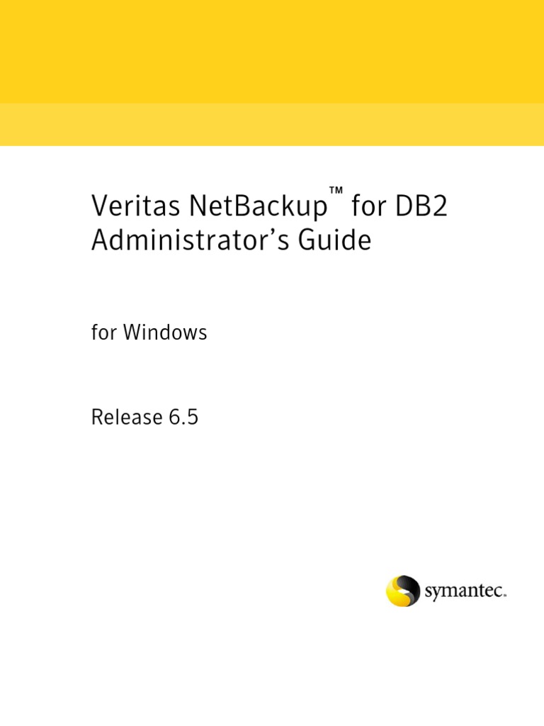 NetBackup Admin Guide DB2 Win | PDF | Ibm Db2 | Backup