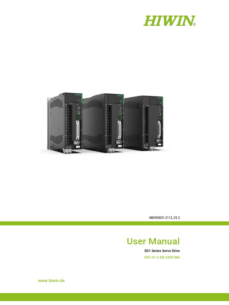 User Manual: WWW - Hiwin.de | PDF | International Electrotechnical ...