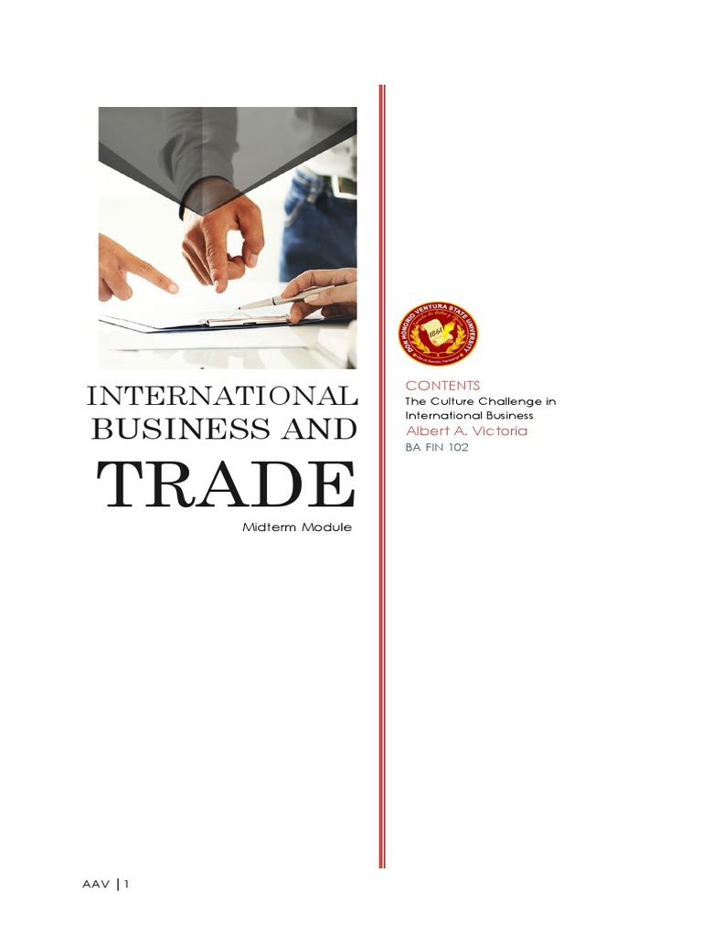 Lesson 2 The Culture Challenge in International Business Module | PDF