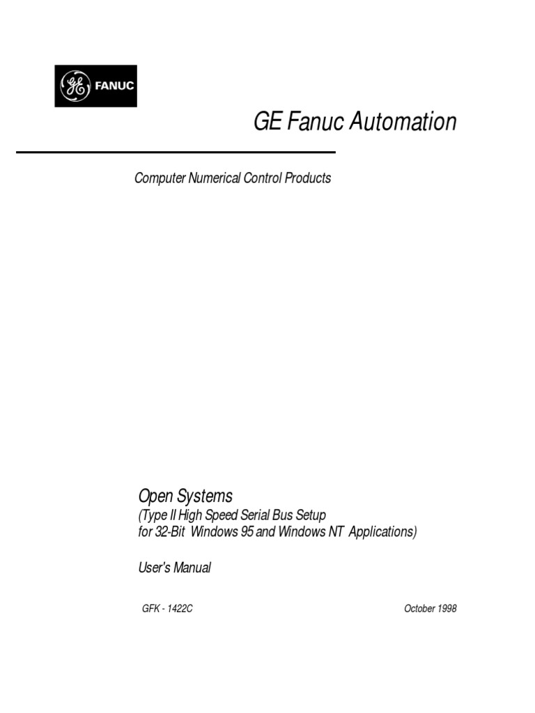 GE Fanuc Automation: Computer Numerical Control Products | Download ...