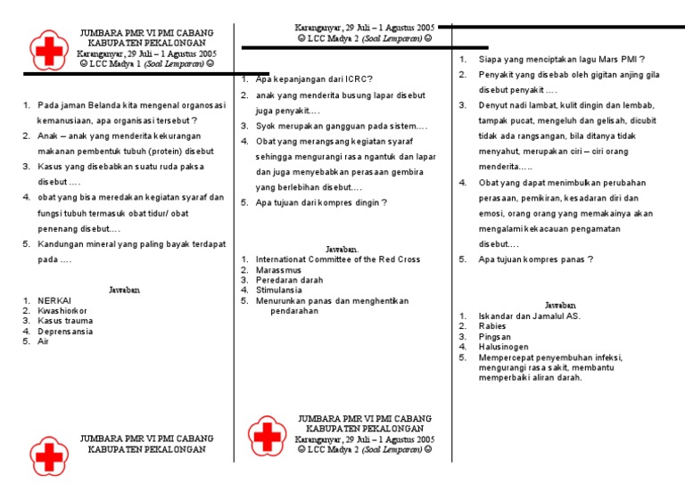 Soal Lemparan LCC | PDF
