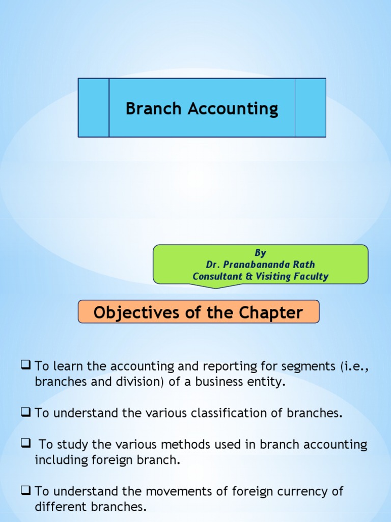 Branch Accounting Methods | PDF | Debits And Credits | Income Statement