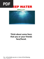 Deep Water Project Class12 English | PDF | Fear | Courage