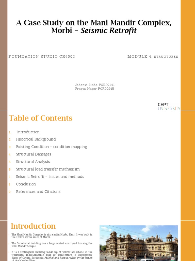 Mani Mandir Complex | PDF | Concrete | Strength Of Materials