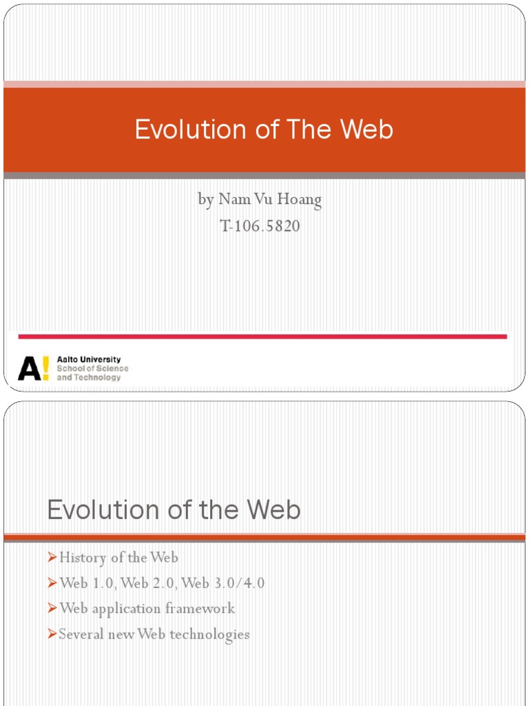 ProgWeb - 01a - Evolution of The Web | PDF | Internet & Web | World ...