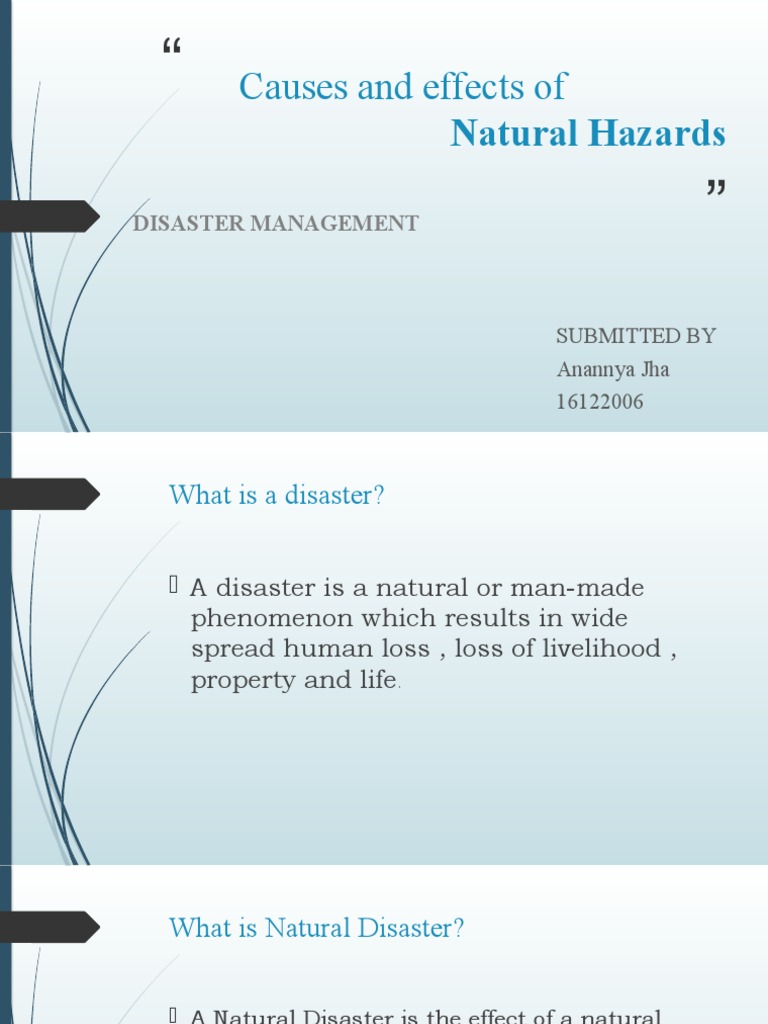 Causes and Effects of Natural Hazards | PDF | Flood | Natural Disasters