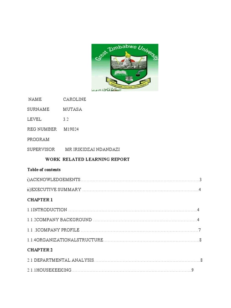 Work Related Learning | PDF | Swot Analysis | Restaurants