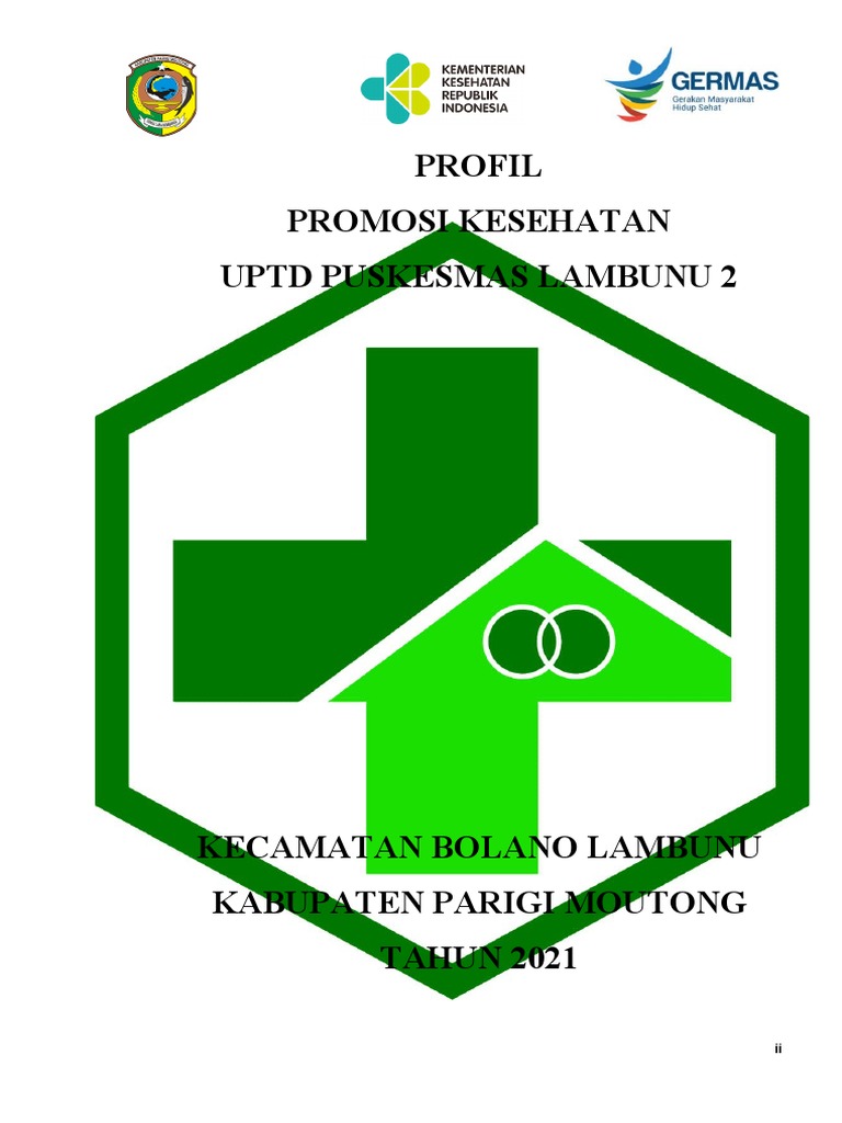 Profil Promosi Kesehatan UPTD Puskesmas Lambunu 2 Tahun 2021 | PDF