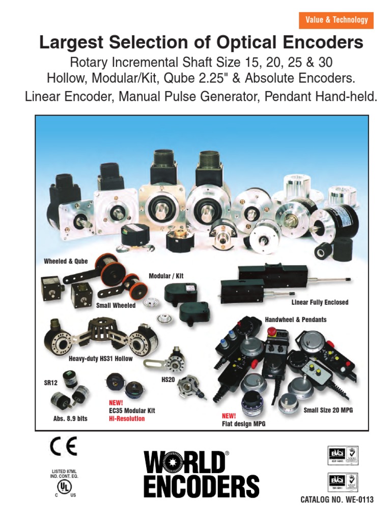 All Encoders Catalog | PDF | Bit | Electrical Engineering