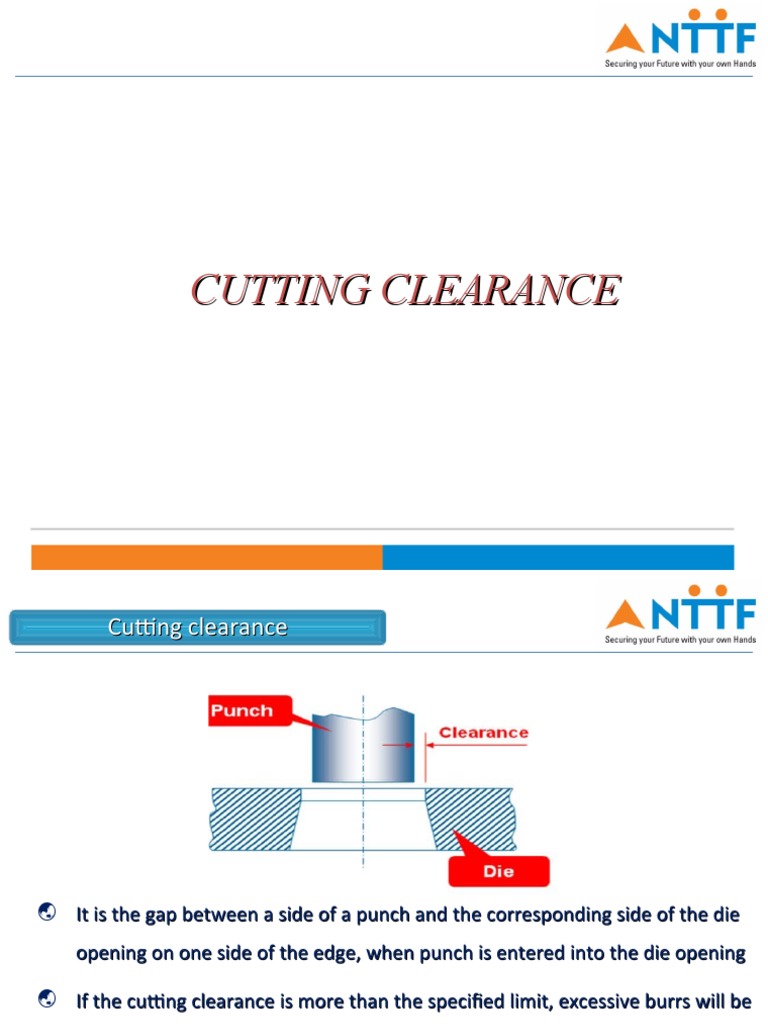 Cutting Clearance | PDF | Strength Of Materials | Industrial Processes