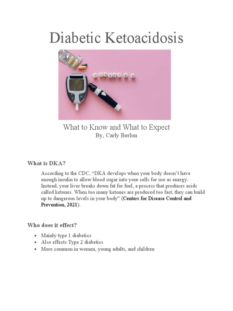 Diabetic Ketoacidosis Teaching Plan | PDF | Diabetes | Endocrine Pancreas