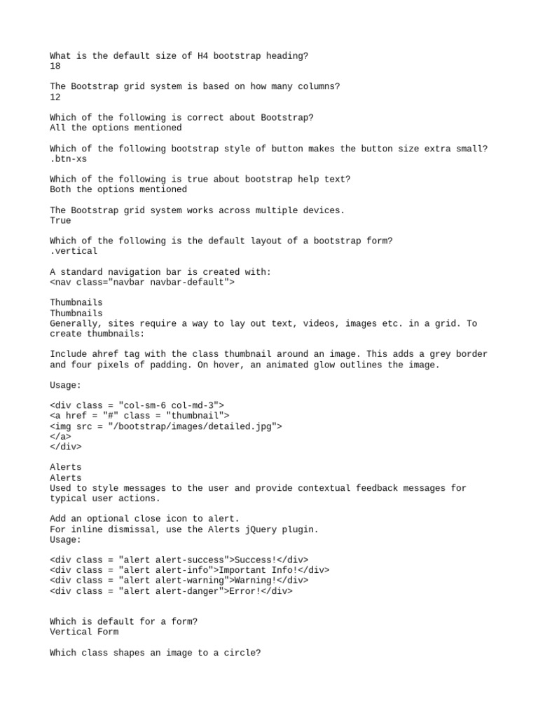 Bootstrap | PDF | Bootstrap (Front End Framework) | Button (Computing)