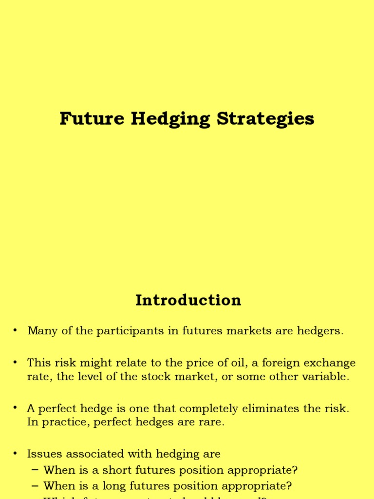 5 DRM Future Hedging Strategies | PDF | Hedge (Finance) | Futures Contract