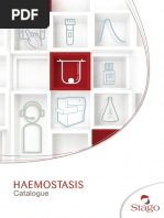 Stago Catalogue | PDF | Coagulation | Hemostasis