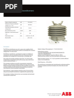 ABB TPU 4x.xx Indoor Current Transformers | PDF | Transformer ...